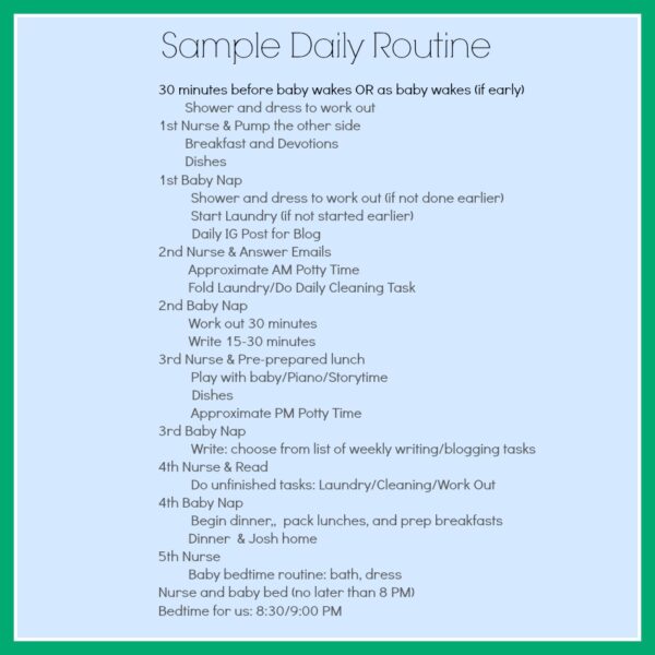 How To Create a Daily Routine {Tutorial} - Phylicia Masonheimer