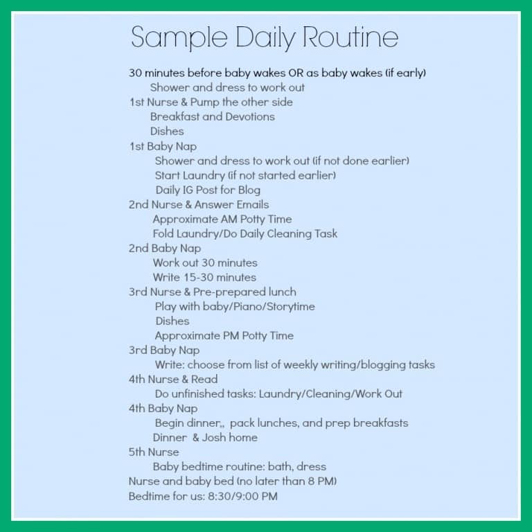 How To Create a Daily Routine {Tutorial} - Phylicia Masonheimer