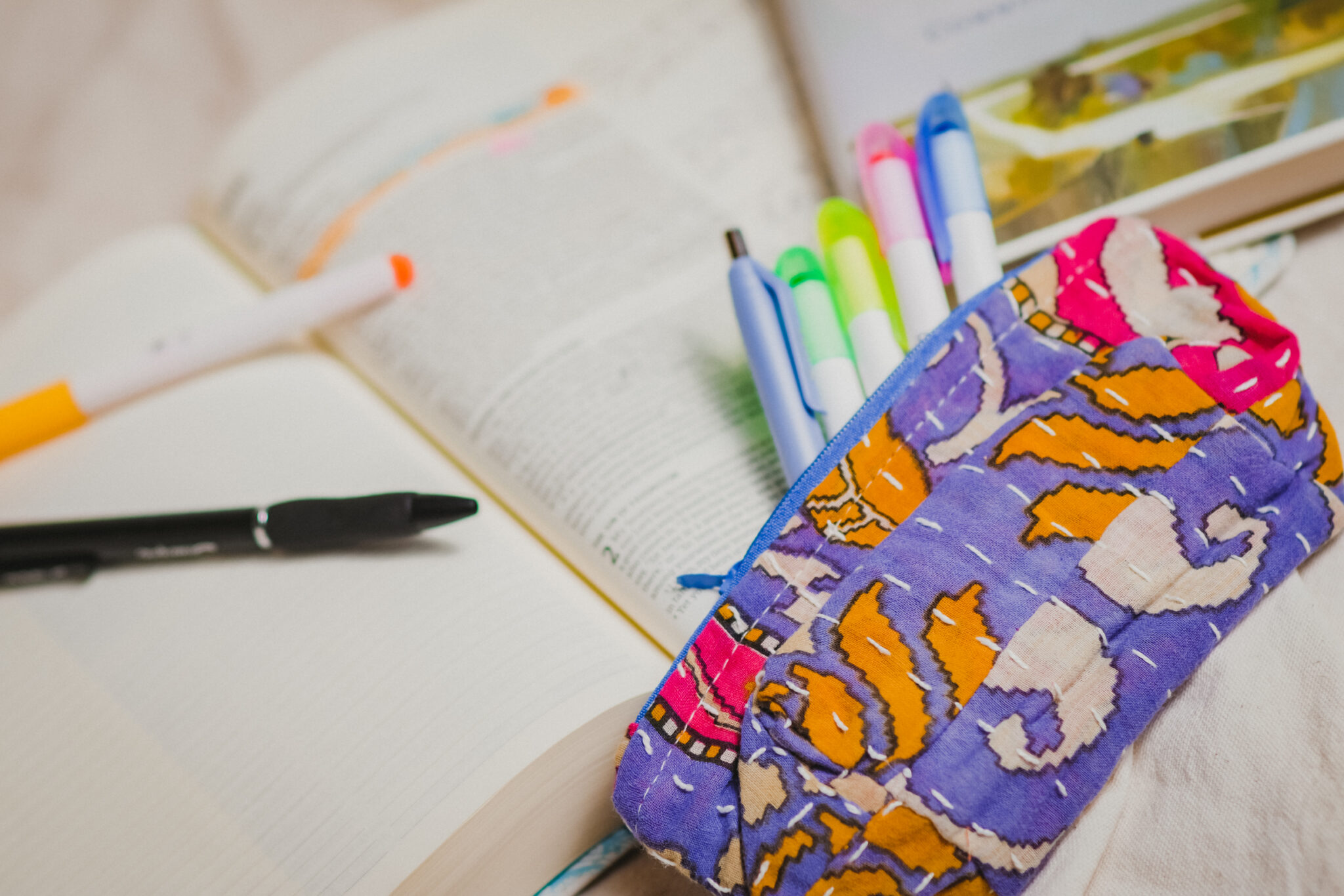 Mini Kantha Bible Study Pen Bag - Phylicia Masonheimer