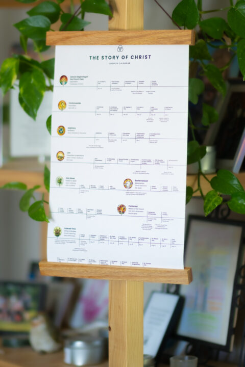 The Story of Christ Liturgical Calendar - Phylicia Masonheimer